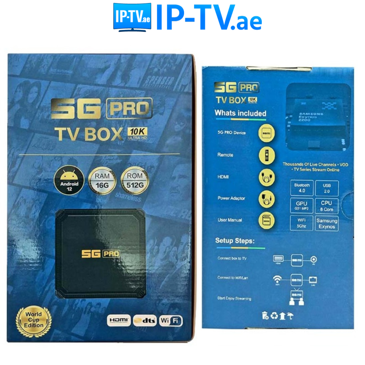 Buy 5G PRO Android TV Box | 20GB RAM, 512GB ROM | 4K IP TV Box for ...